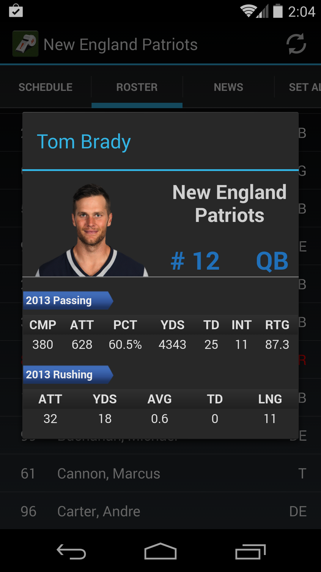 Amazon.com: Sports Alerts - NFL edition: Appstore for Android