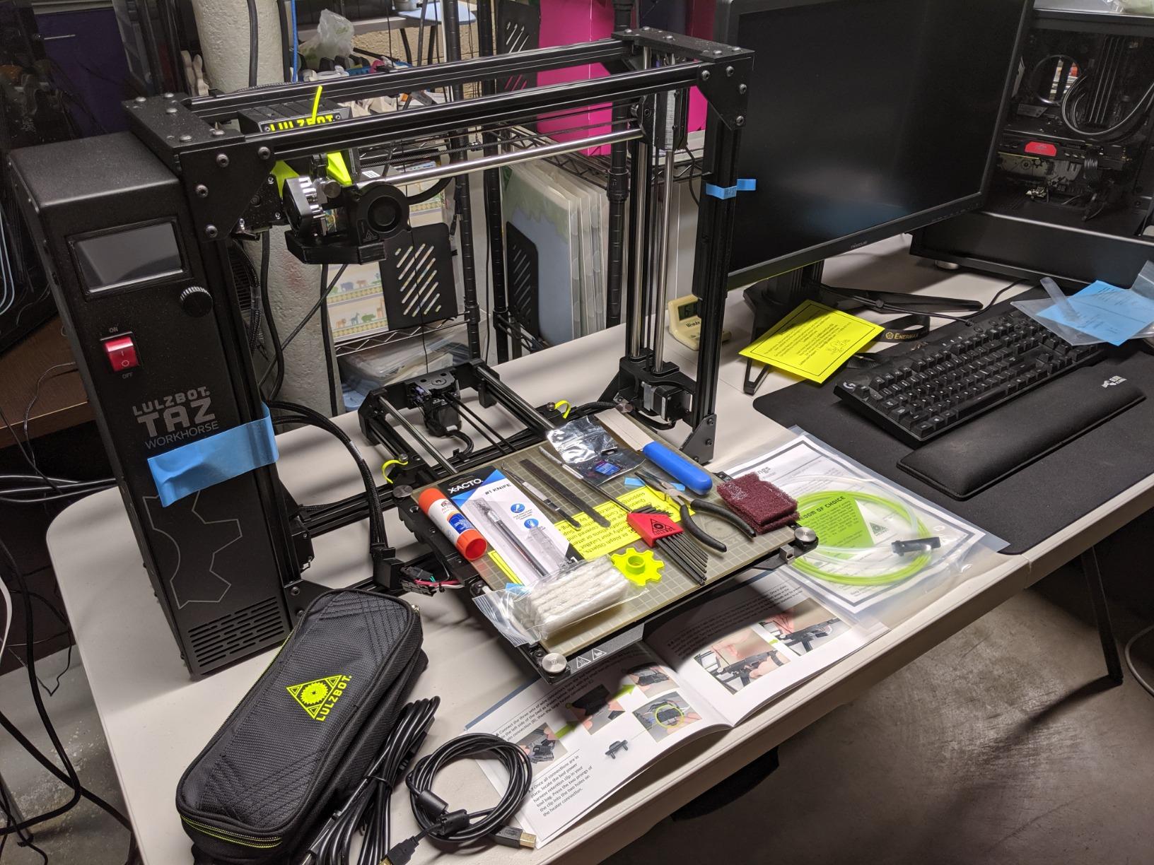$106/mo - Finance LulzBot KT-PR0051NA TAZ Workhorse 3D Printer | Buy ...