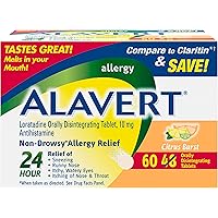 Amazon.com: Alavert Allergy 24 Hour Relief, Citrus Burst Flavor, Orally ...