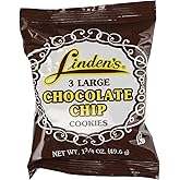Amazon.com: Linden's Fudge Chip Cookies 3 Cookies Per Pack (Pack of 18 ...