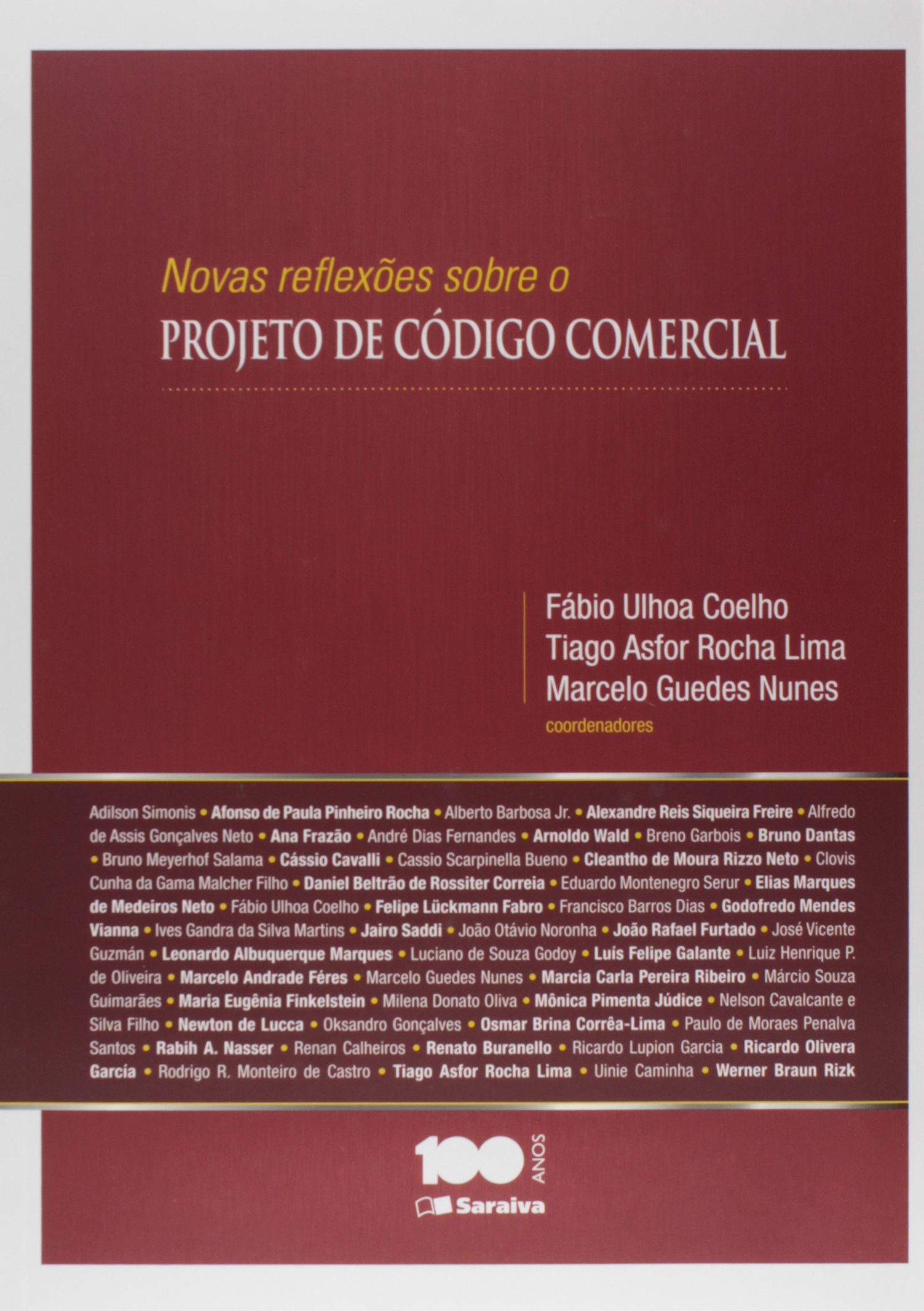 Novas Reflexões Sobre o Projeto de Código Comercial PDF Fábio Ulhoa Coelho