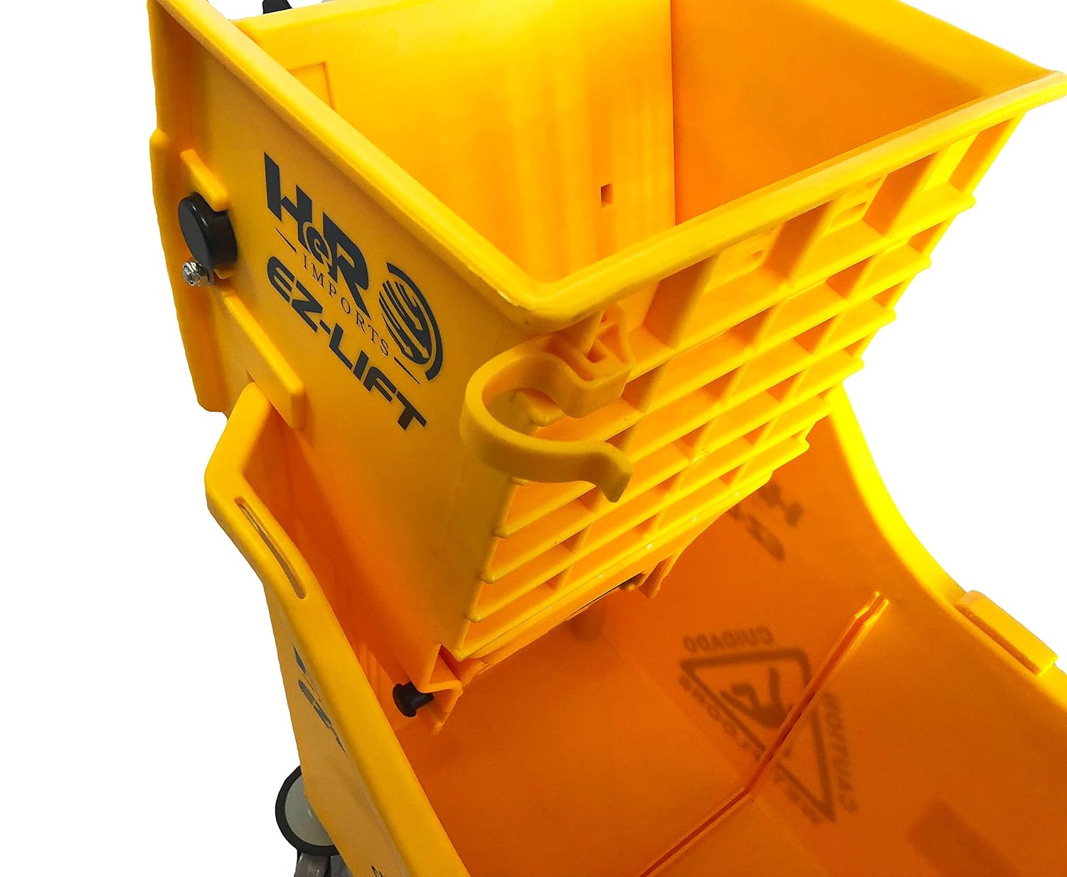Home HeRO EZ-LIFT Dual Cavity Mop Bucket with Side-Press Wringer 36 ...