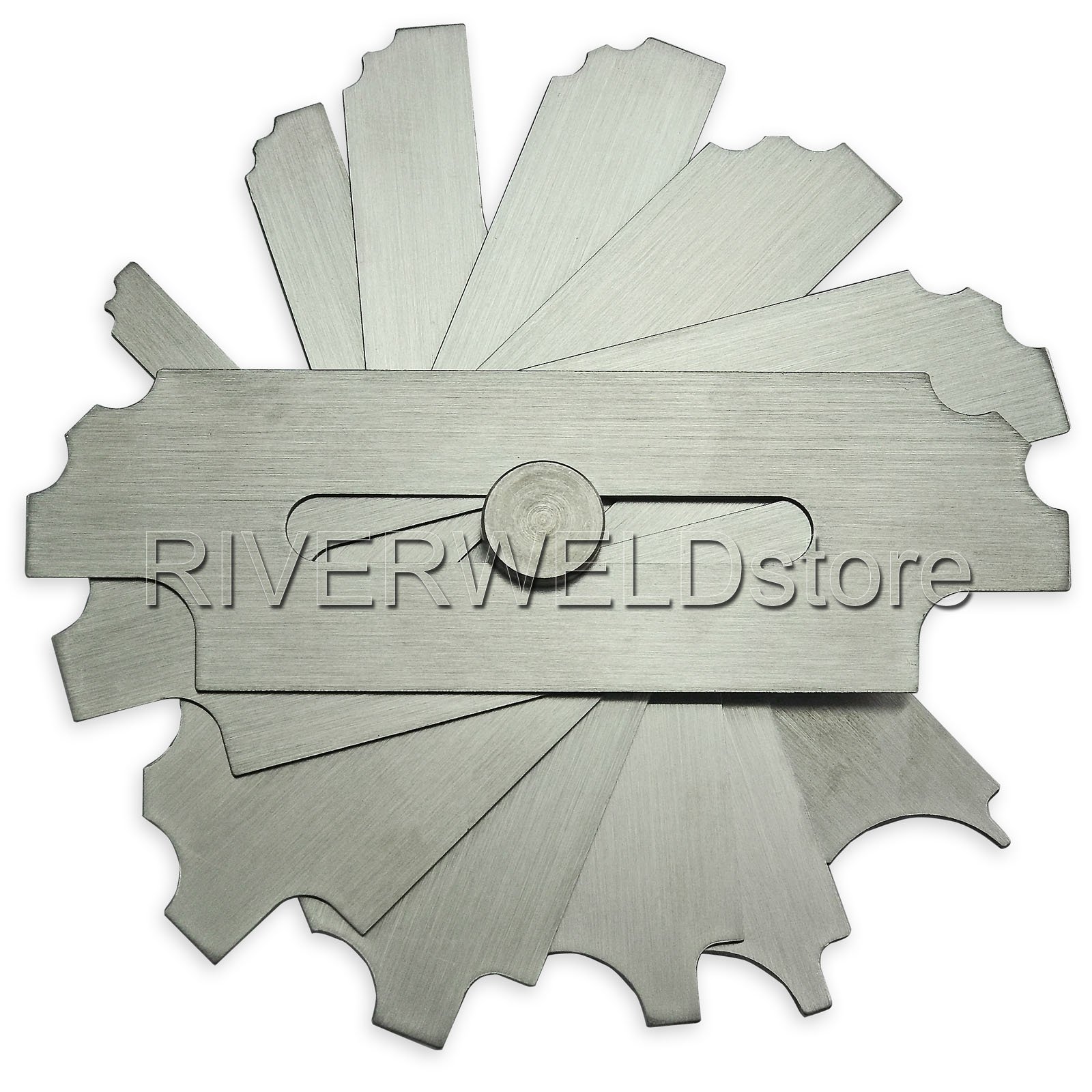 Mua RIVERWELD 7pcs Fillet Weld Set Gauge RL Gauge Weld Inspection Test ...