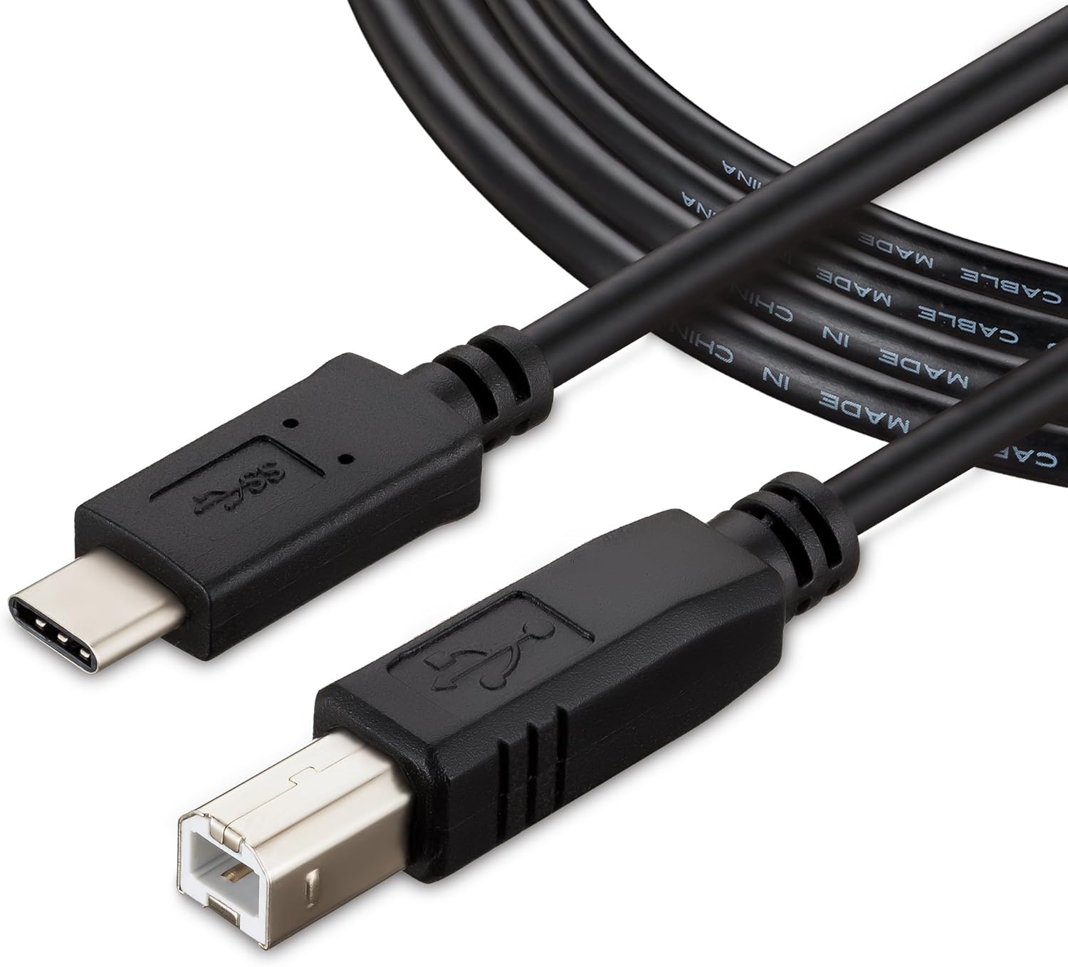 Amazon.com: Type C Printer Cable, Ruaeoda 6 Feet USB C Male to B Male ...