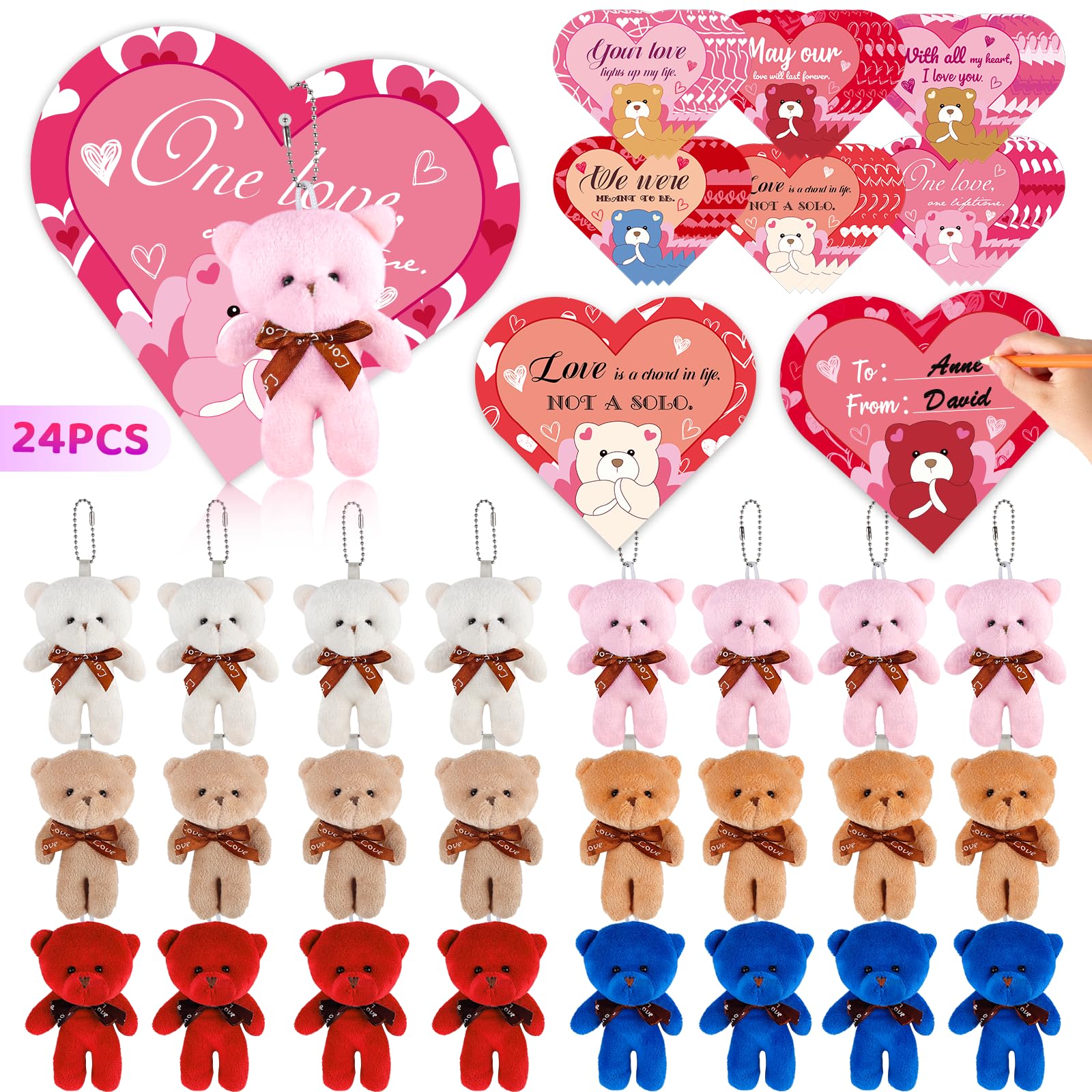 Valentines Day Gifts for Kids Classroom Party Favors Valentines Cards ...