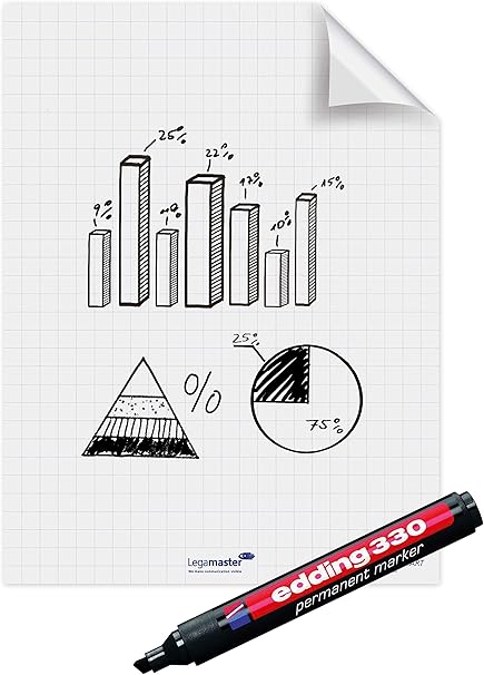 Legamaster Magic Chart - Flipchart (Pack of 25 Sheets): Amazon.co.uk ...