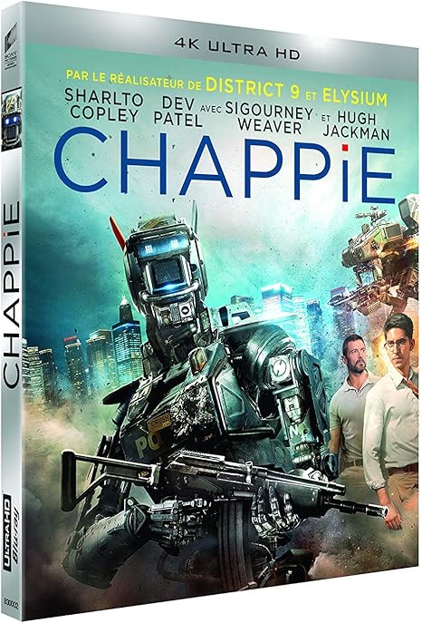 Chappie [4K Ultra HD]: Amazon.fr: Sharlto Copley, Dev Patel, Sigourney ...
