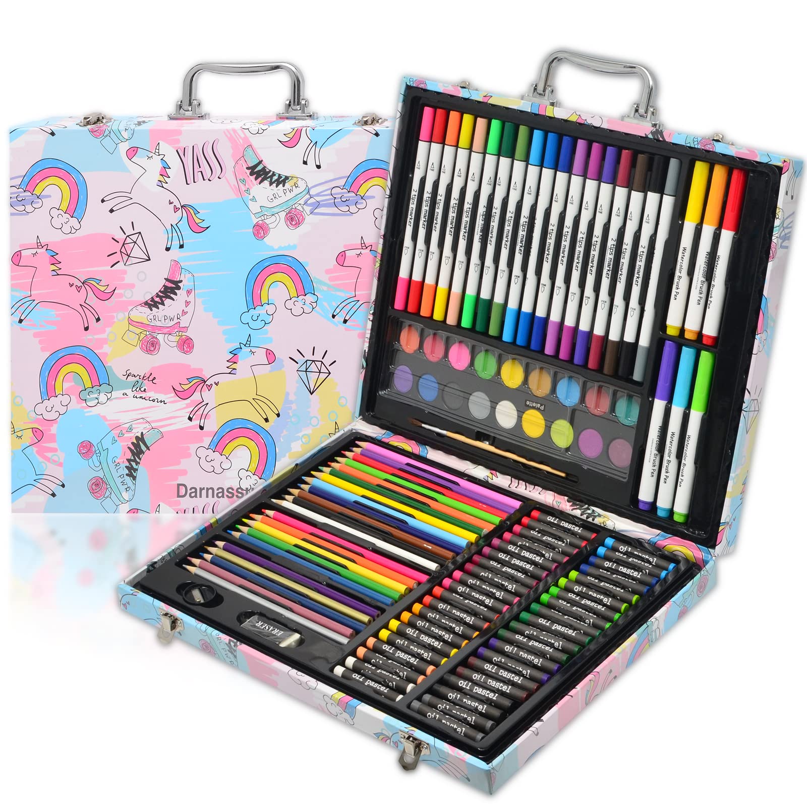 Mua 132-Piece Art Set, Deluxe Professional Color Set, Creating Gift Box ...