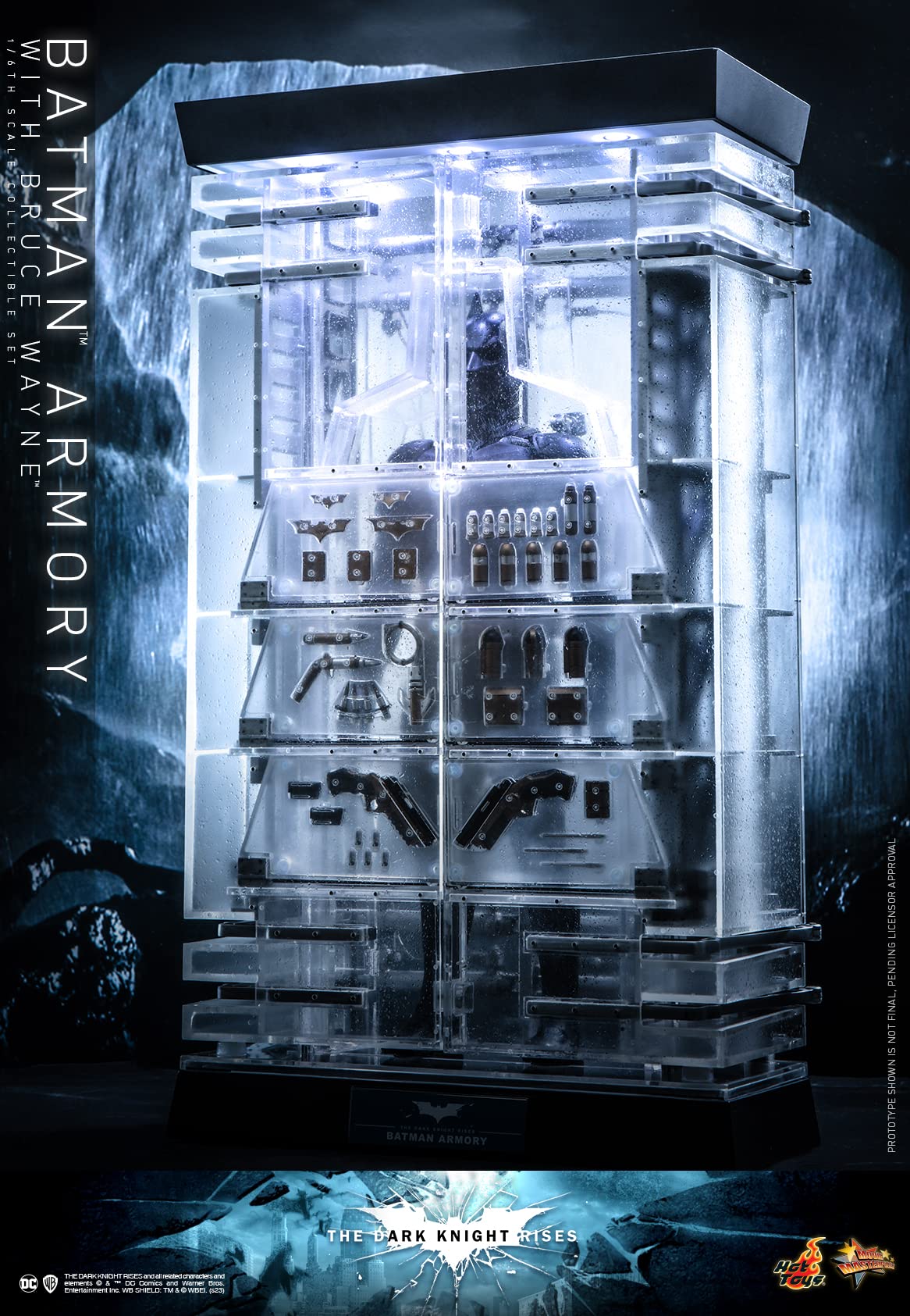 Mua Hot Toys Movie Masterpiece Dark Knight Rising Batsuit Hangar ...