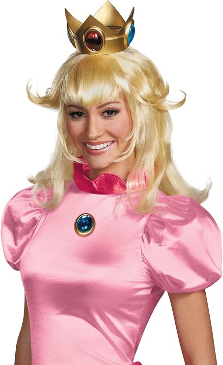Disguise Women's Nintendo Super Mario Bros.Princess Peach Adult Costume ...