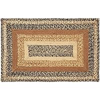 Amazon.com: VHC Brands Kettle Grove Jute Rectangular Rug 24x36 Country ...