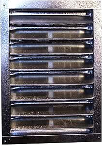 Norwesco 553250 Galvanized Recessed Attic Vent, 14-Inch by 24-Inch ...