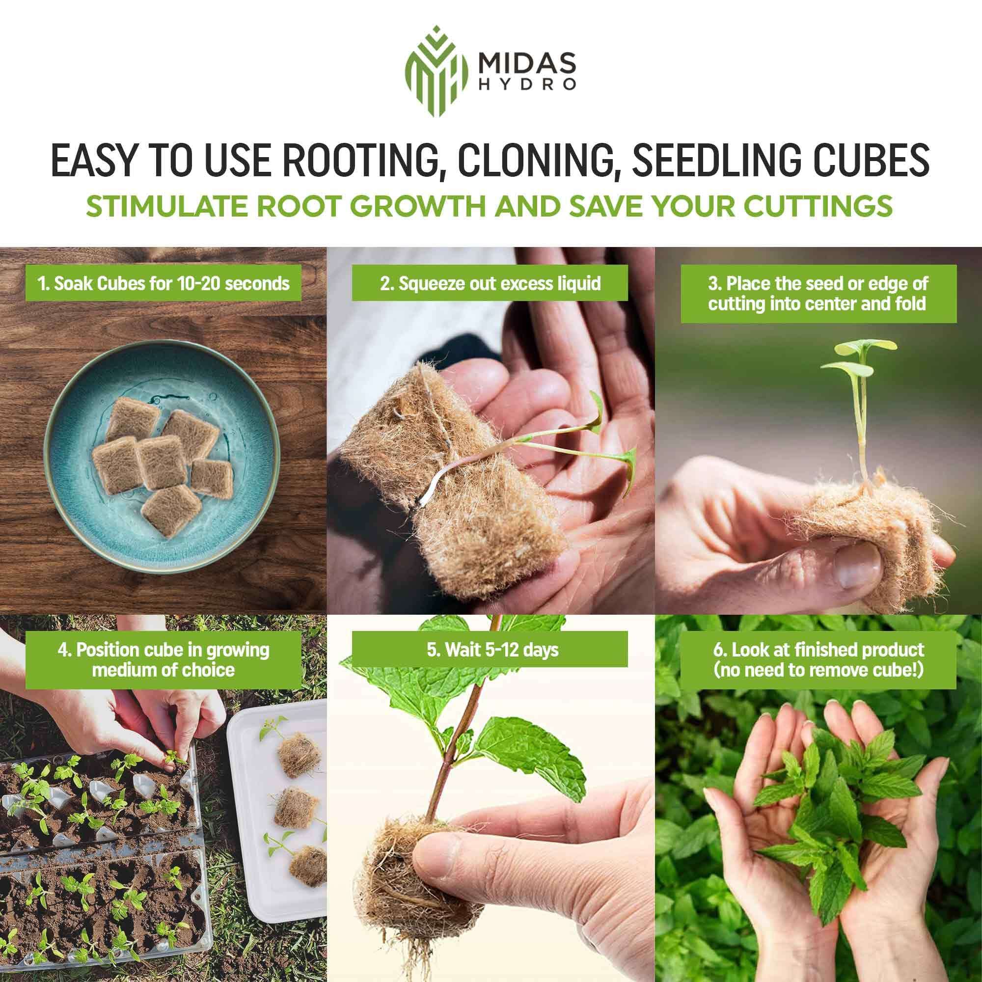 Mua Rooting Cubes for Cloning Kit - Biodegradable Root Booster for Fast ...