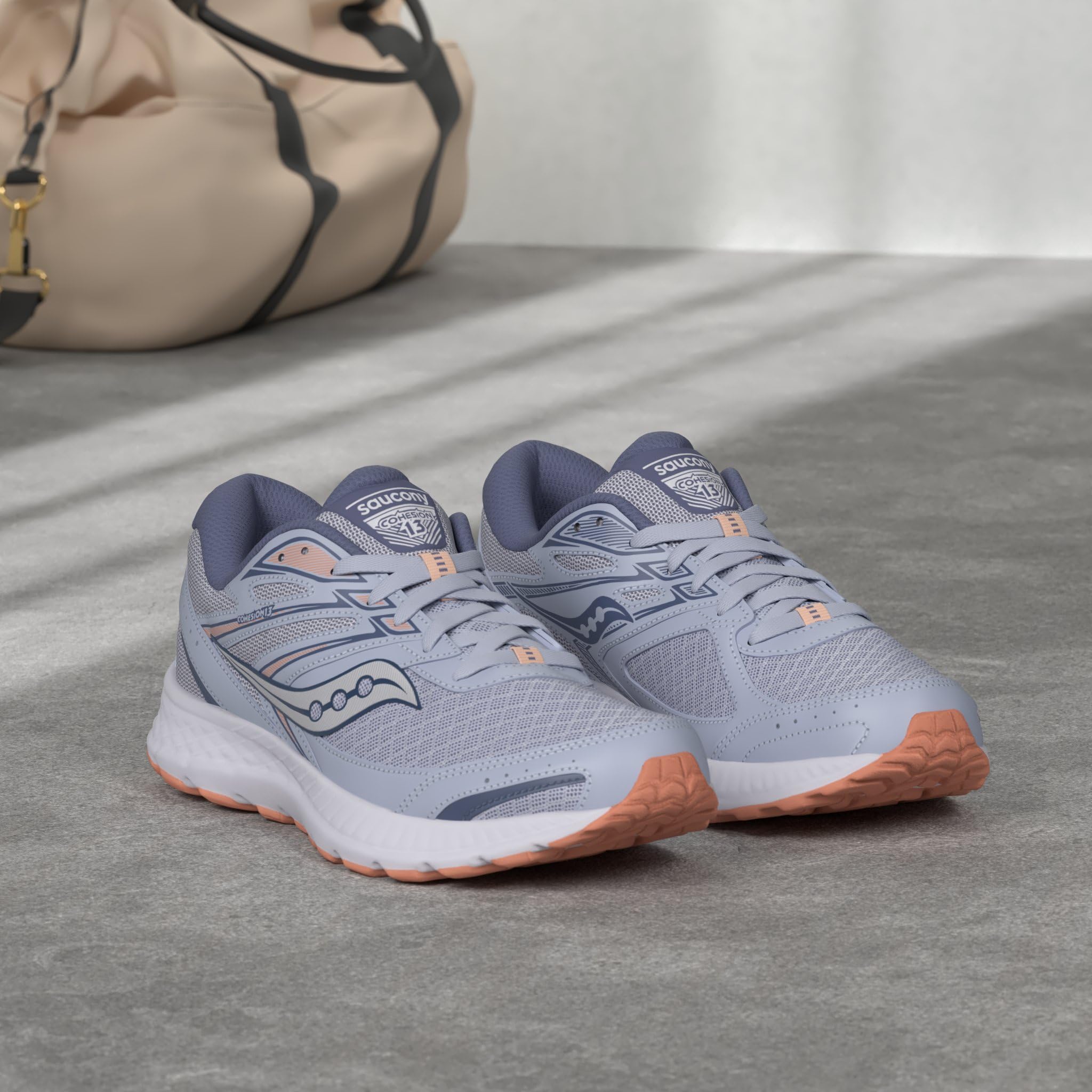 Mua Saucony Versafoam Cohesion 13 Blue Mist/Melon 8 B (M) trên Amazon ...