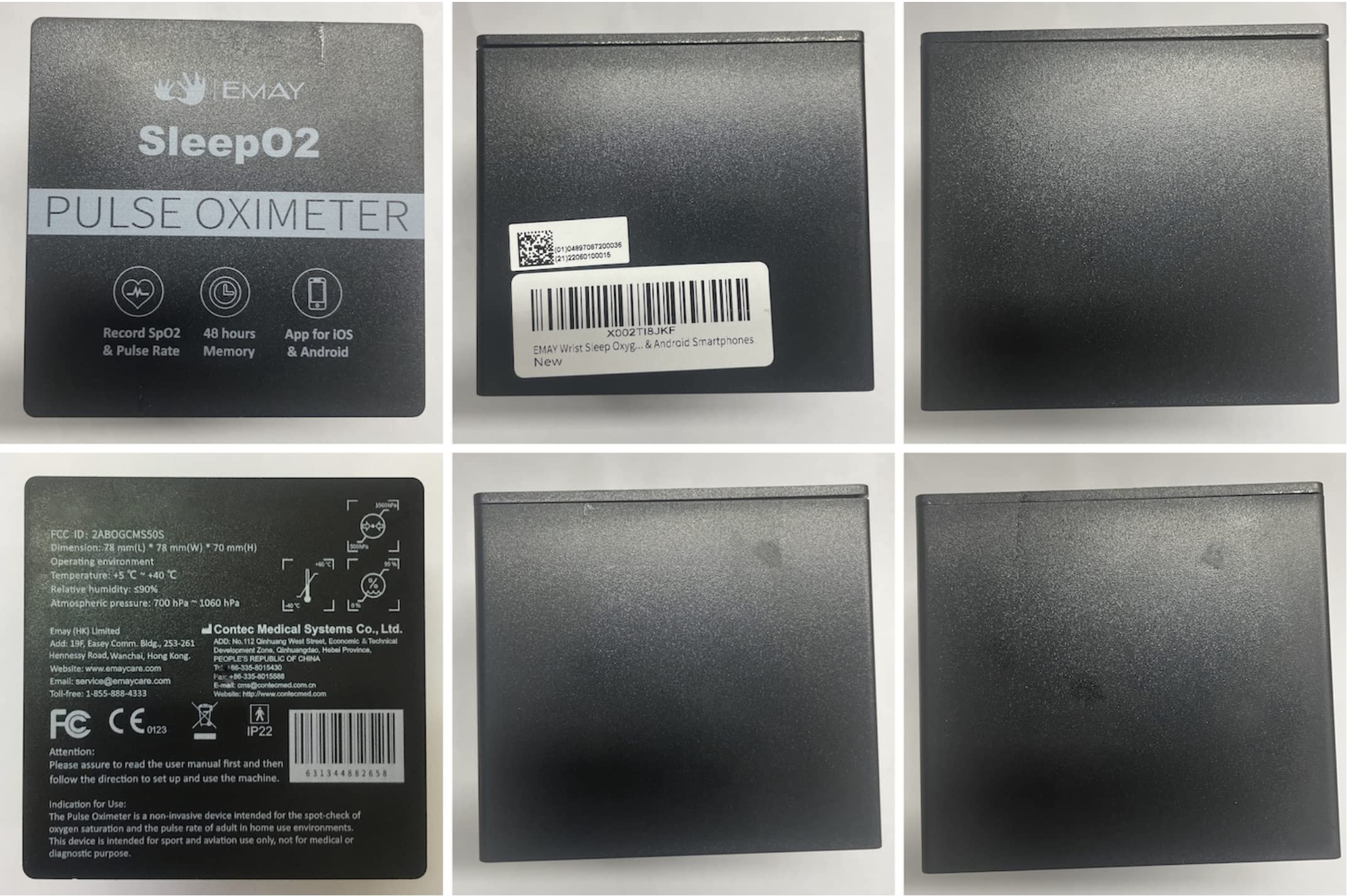 Bingua.com - EMAY SleepO2 Wrist Oxygen Monitor with Silicone Probe ...