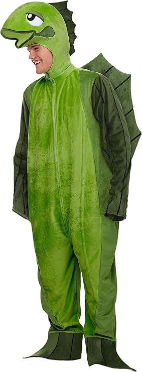 Fun Costumes Adult Fish Fancy dress costume Standard: Amazon.co.uk ...
