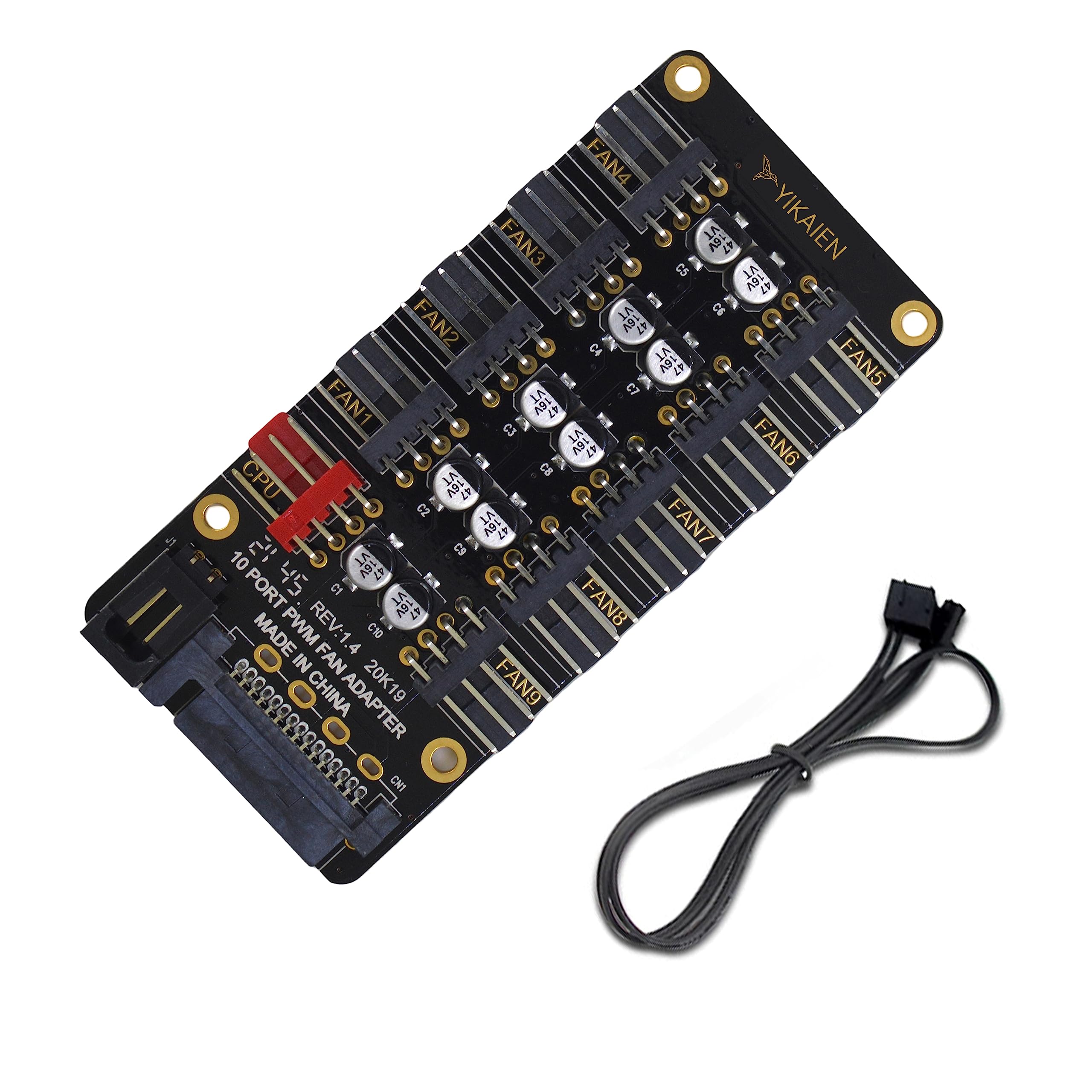 Mua 10-Way PWM Fan Hub Splitter for Desktop Computer - YIKAIEN CPU ...