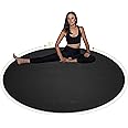 Amazon.com : SCHRINER Pro Large Round Yoga Mat 6’ x 8mm for Exercise ...