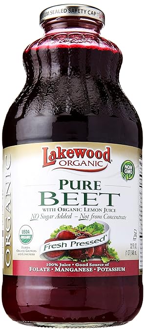 Amazon.com : Lakewood Organic Beet Juice, 32 oz : Grocery & Gourmet Food