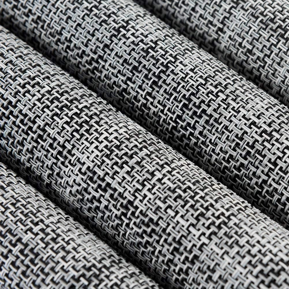 Homcomodar Durable PVC Table Runners Washable Woven Vinyl Table Runner ...