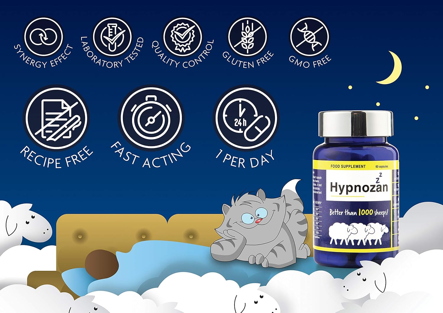 High dose Capsules for Sleeping. for 60 Nights. Sleeping Tablets – only ...