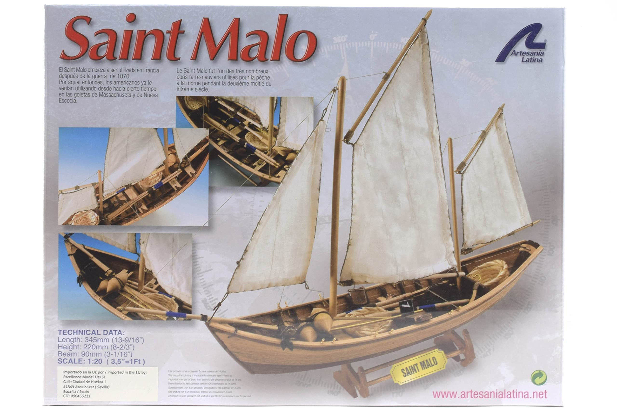 Mua Artesanía Latina – Wooden Ship Model Kit – French Fishing Boat ...