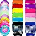 Amazon.com: TecUnite 12 Pairs Neon Colored Fingerless Fishnet Gloves ...