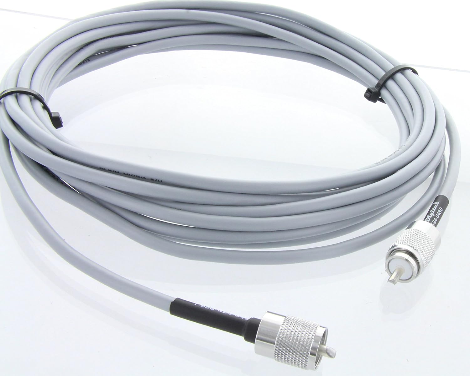 Amazon.com: MPD Digital USA Made RG8X (Gray) Coax Cable w/Soldered ...