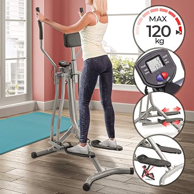 Physionics Cross-Trainer with LCD Display - Steel Philippines | Ubuy