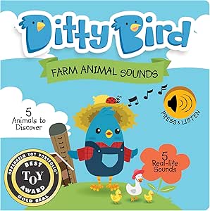 Educational Interactive Farm Animal Sounds and Musical Rhyme Book for ...