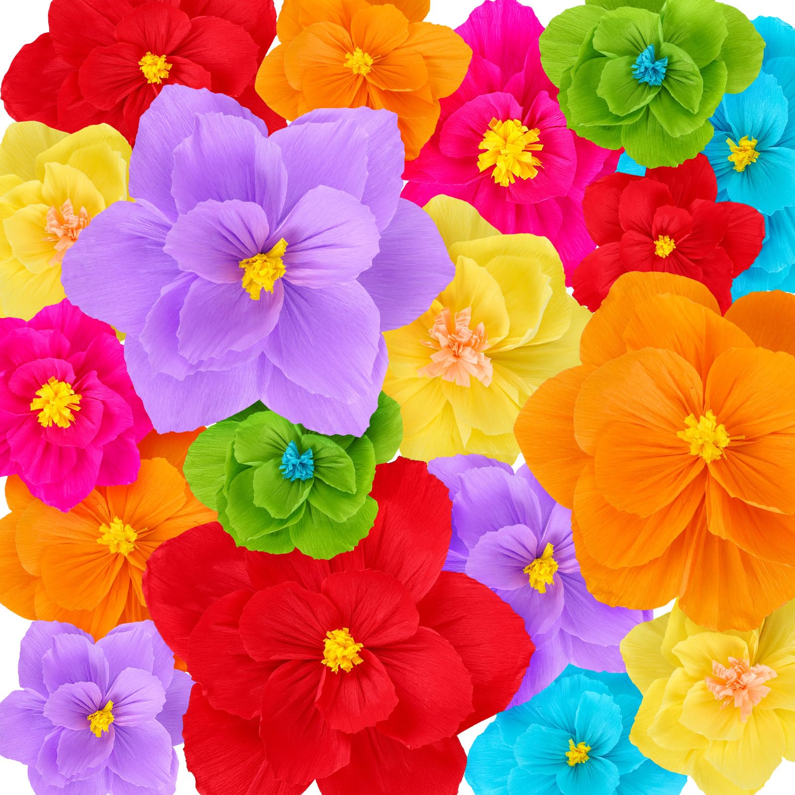 Humyoun Giant Paper Flowers Artificial Paper Flower Decorations for ...