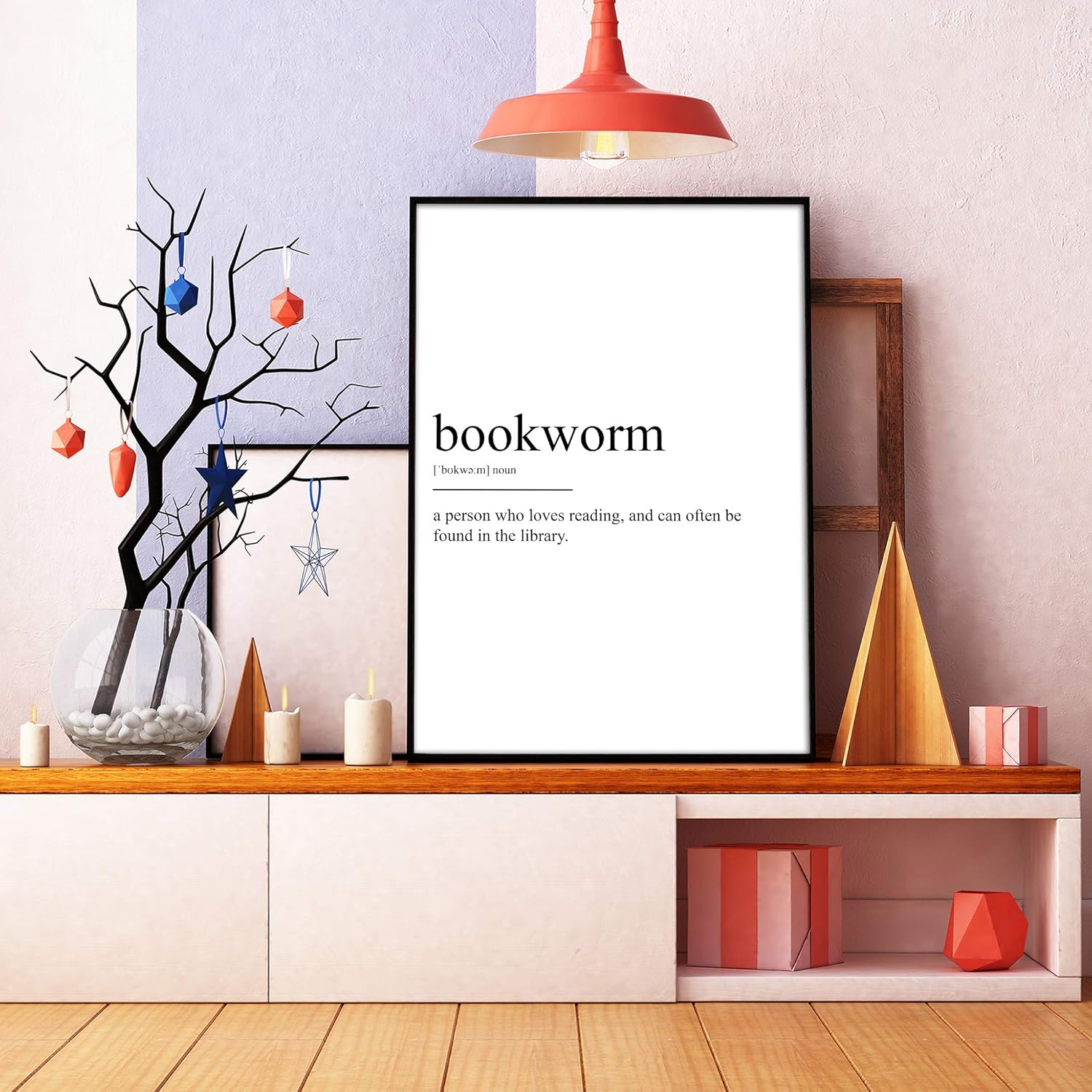 Bookworm Definition Print - Book Lover Reading Gift Dictionary Decor ...