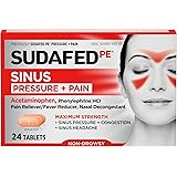 Amazon.com: Sudafed PE Head Congestion + Flu Severe Decongestant ...
