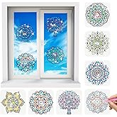 Amazon.com: BSRESIN Diamond Art Stained Glass Window Clings, 3 Pcs ...