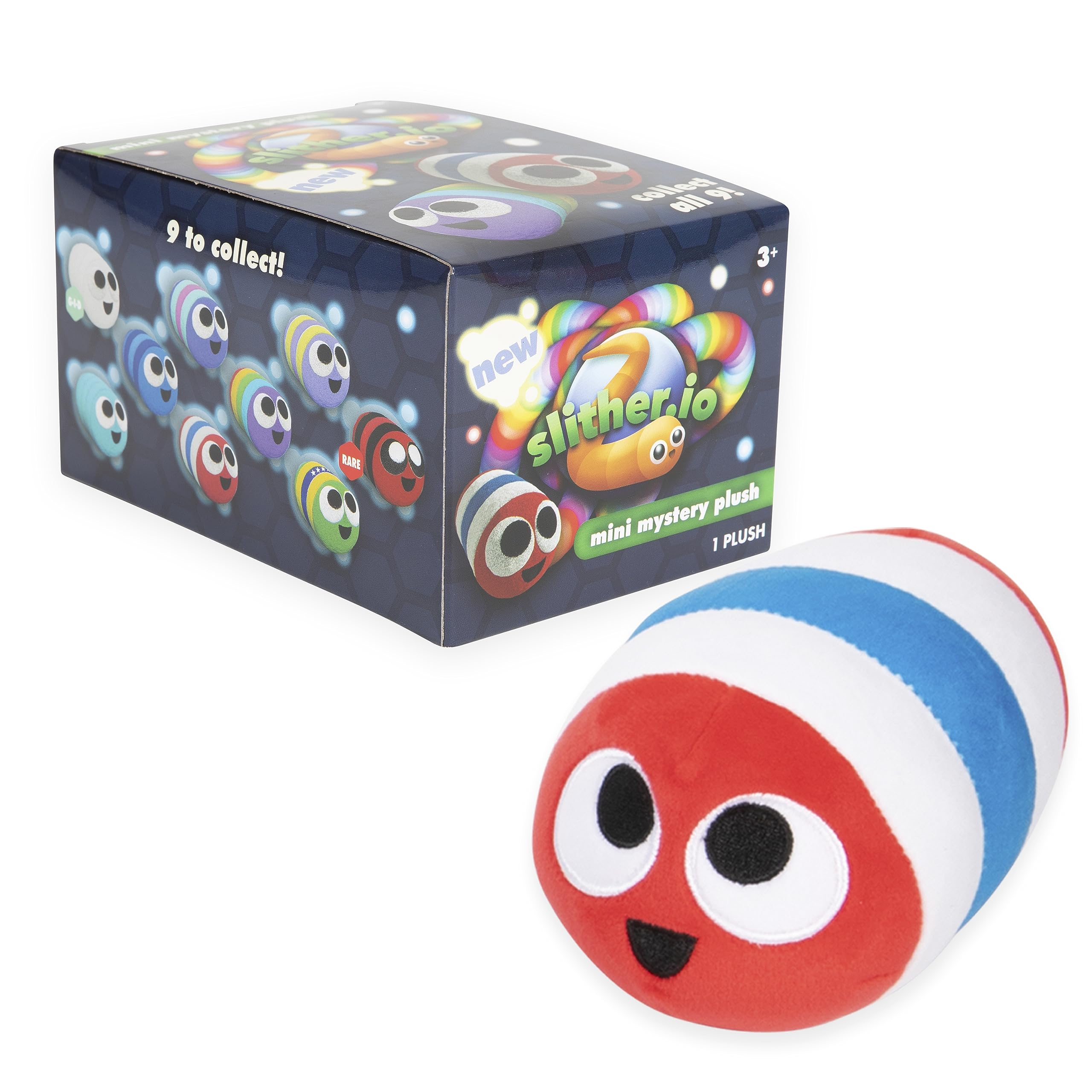 Glow In Dark Plush Slither.io Mini Mystery Plush Blind Box - Officially ...