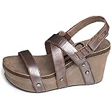 Amazon.com | OTBT Women's Bushnell Wedge Sandals | Platforms & Wedges