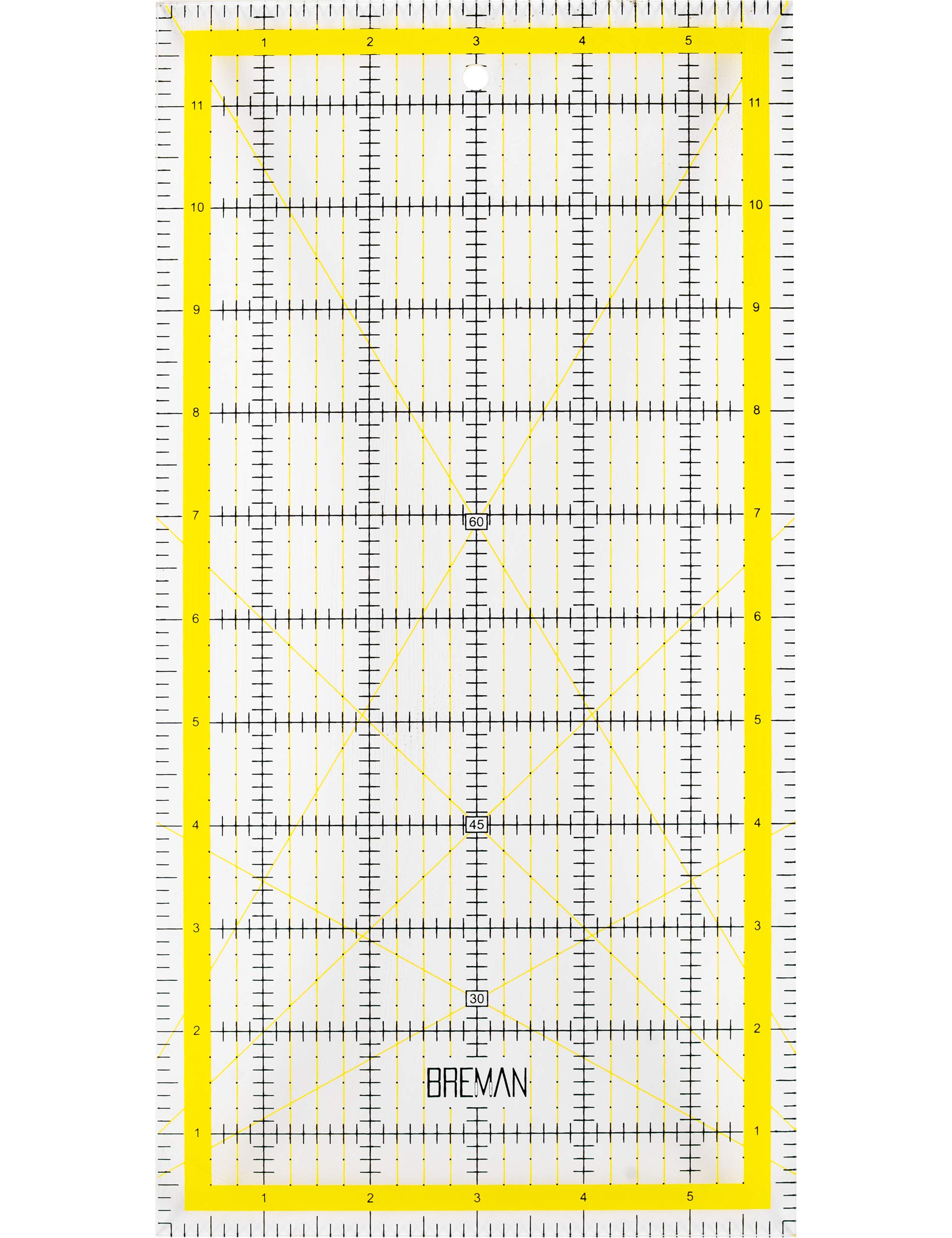 Mua Breman Precision Transparent Quilting Ruler - 6 x 12 Inch Clear ...