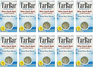 Amazon.com: TarBar Cigarette Filters, 10 Packs, Compare with nic out ...