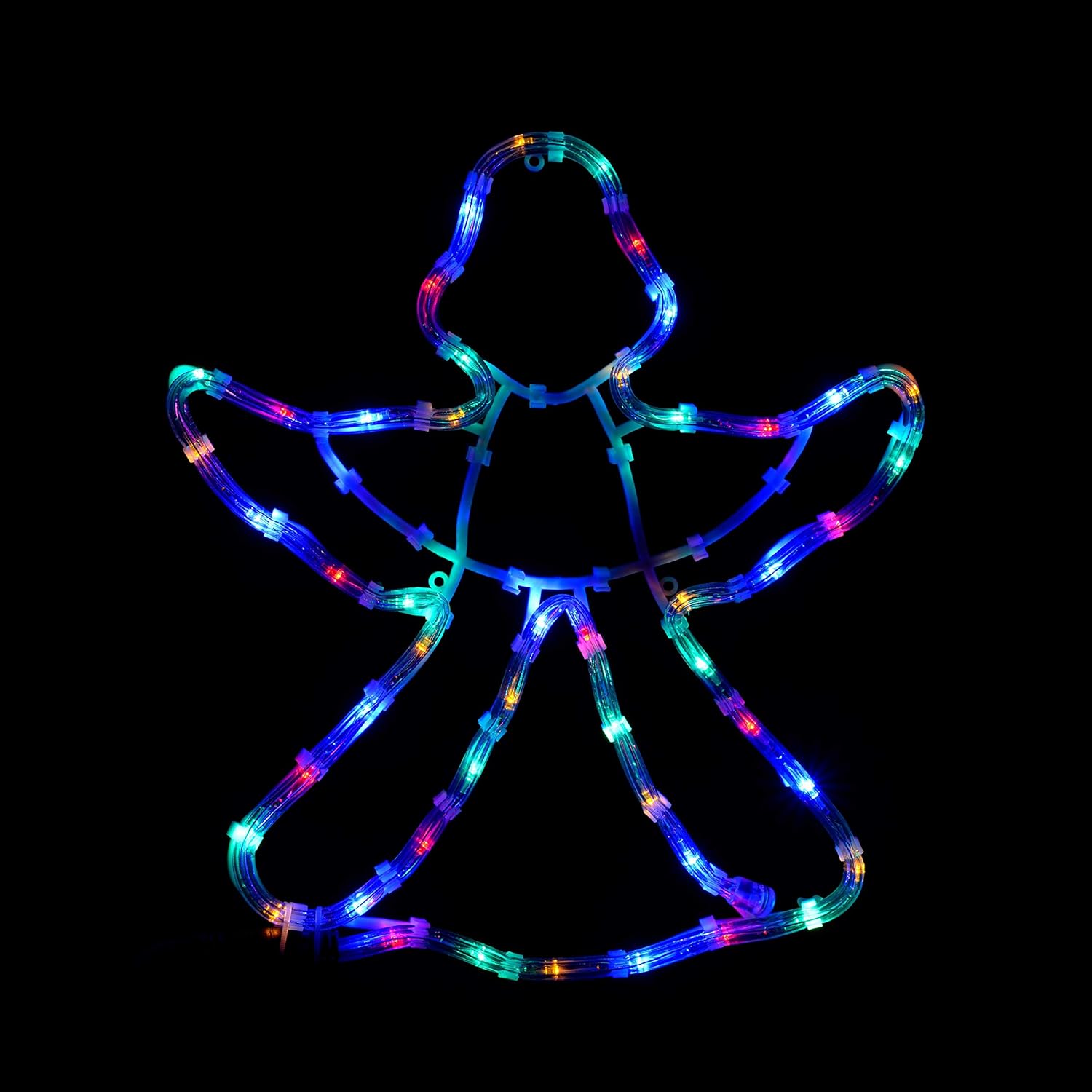 WeRChristmas Pre-Lit LED Angel Rope Light Silhouette, 42 cm – Multi ...