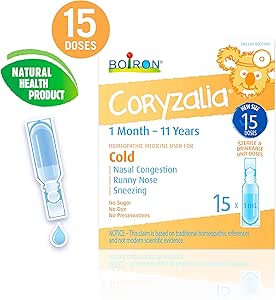 Boiron Coryzalia Children for colds and colds symptoms, 15 unit-doses ...