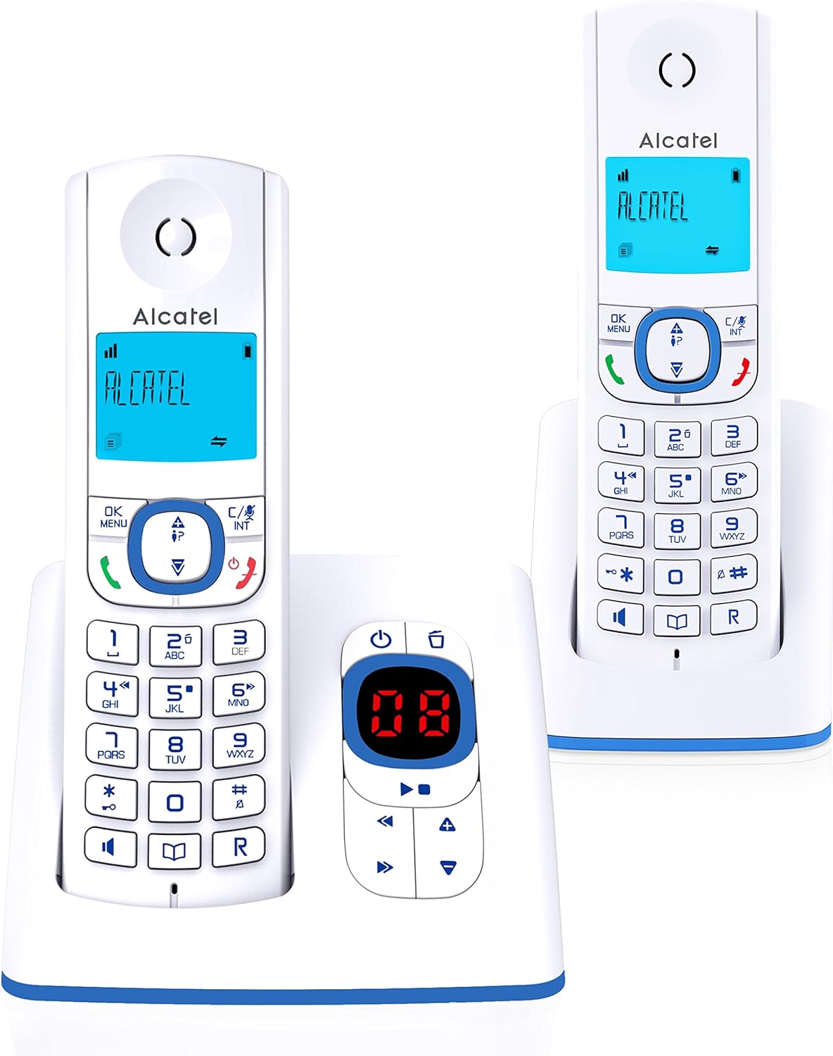 Alcatel F530 - Teléfono (Teléfono DECT, Terminal inalámbrico, Altavoz ...