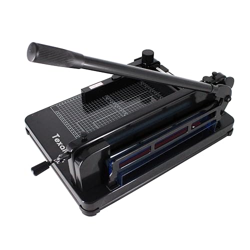 TEXALAN Heavy Duty Guillotine Paper Cutter - 400 Sheets Capacity, A4 12 ...