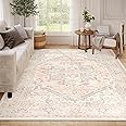 Amazon.com: LIVEBOX Pink Area Rug 8x10 - Large Oriental Floral Living ...