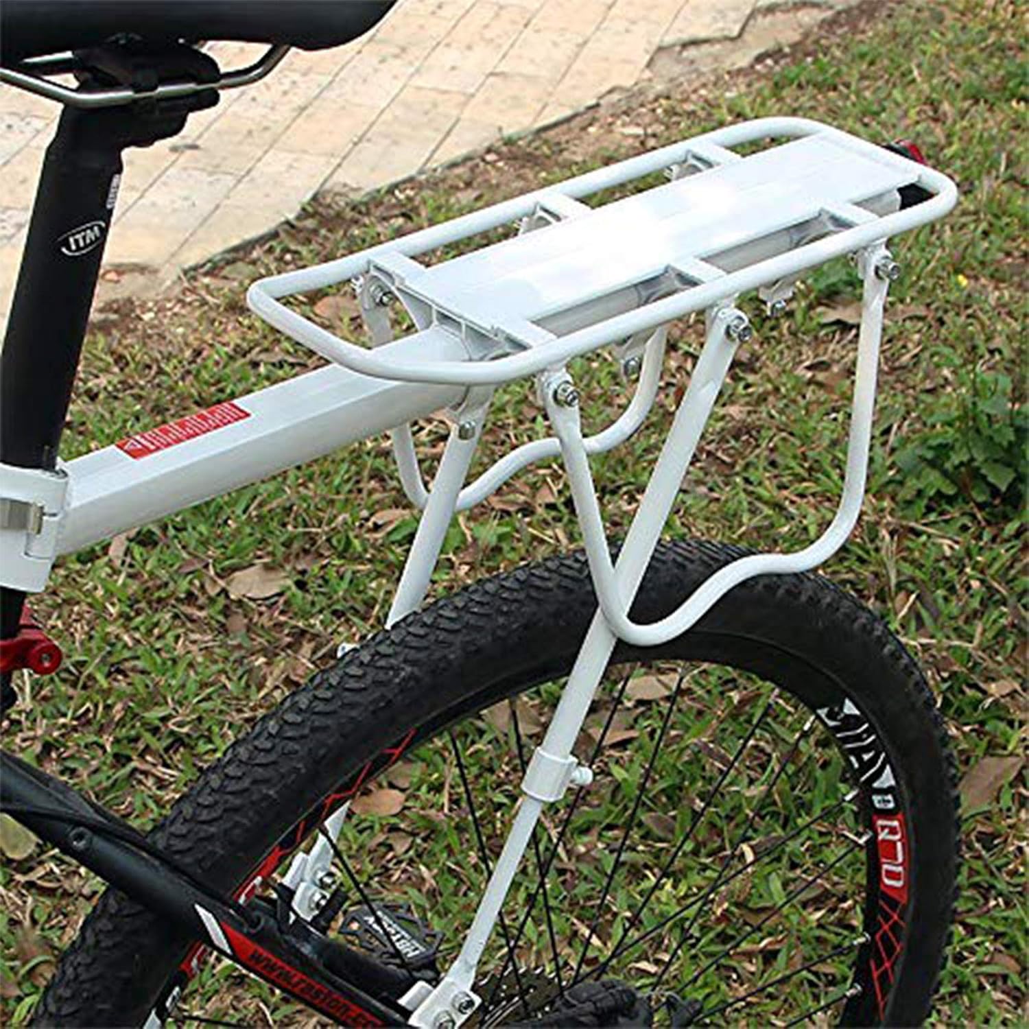 Enkrio Adjustable Bike Rear Cargo Rack Equipment Stand Footstock ...