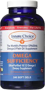 Amazon.com: Fish Oil Capsules, Omega Sufficiency by Innate Choice ...