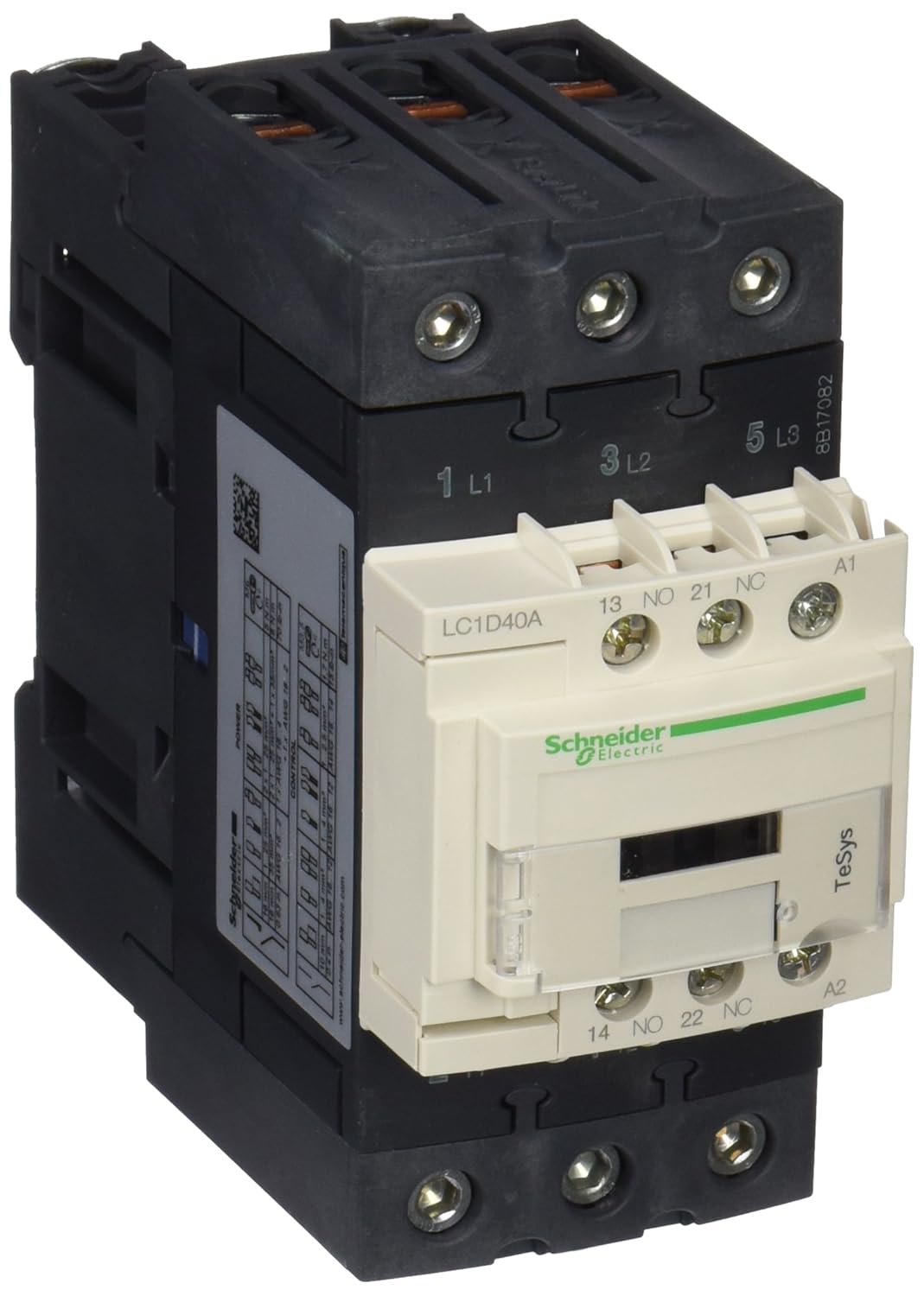 Schneider LC1D40AP7 Leistungsschütz, 3P+1S+1Ö, 18, 5kW/400V/AC3, 40A ...