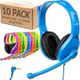 Amazon.com: Barks Classroom Headphones with Microphone (10 Pack, Mixed ...