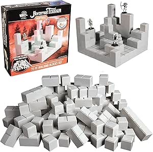 Amazon.com: Monster Adventure Terrain- 72pc Stackable Building Block ...