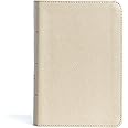CSB Large Print Compact Reference Bible, Gold LeatherTouch, Red Letter ...