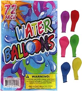 Amazon.com: Water Balloons (72-Pack): Toys & Games